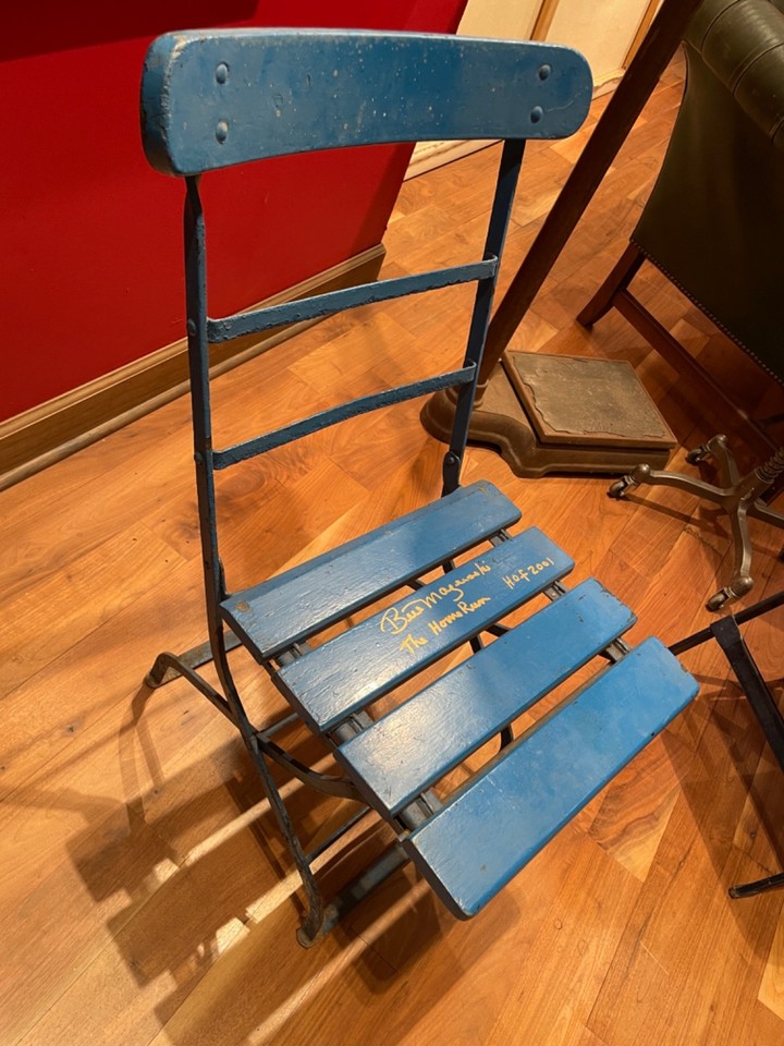 FORBES FIELD PITTSBURGH PIRATES 1960 USHER'S CHAIR SIGNED BILL ...