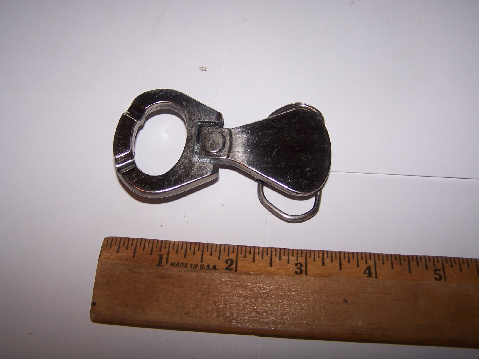 1979 Vintage Soda Pop / Beer Can PULL TAB Belt Buckle - Gem
