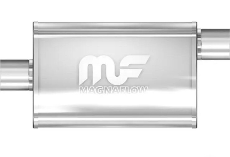 Exhaust Muffler-Satin Finish 3x2.5in. Oval Magnaflow 12198 for sale ...