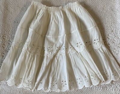Antique Fancy Half Slip For French Or German Bisque Doll | eBay