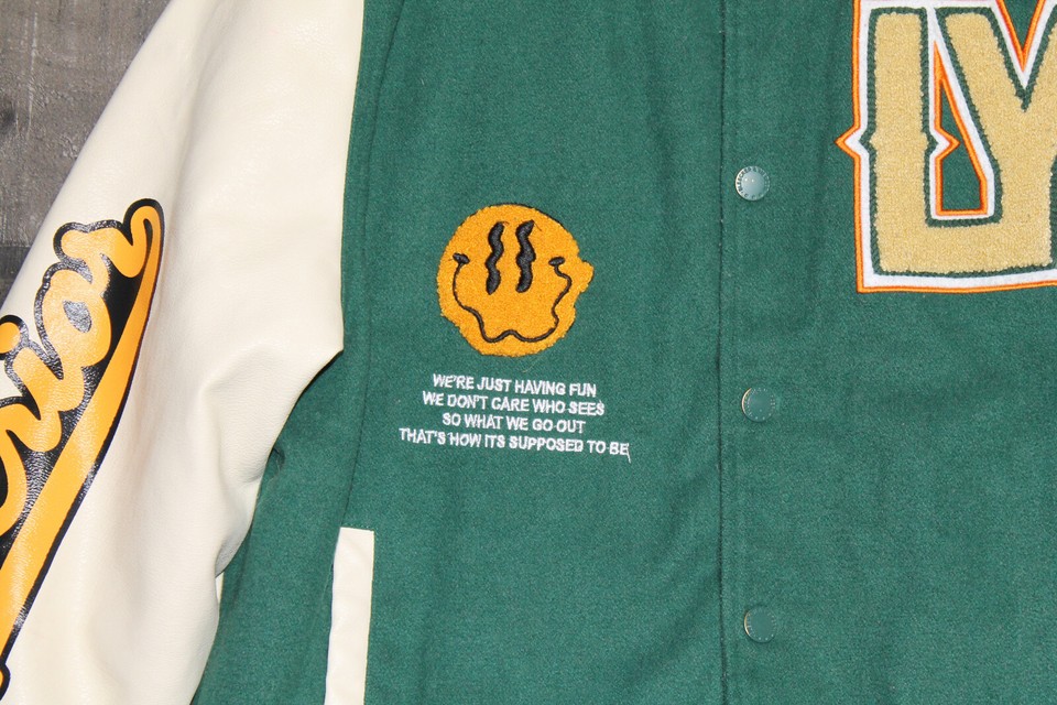 Bleecker & Mercer Varsity Letterman Jacket Men’s XL Living Young ...