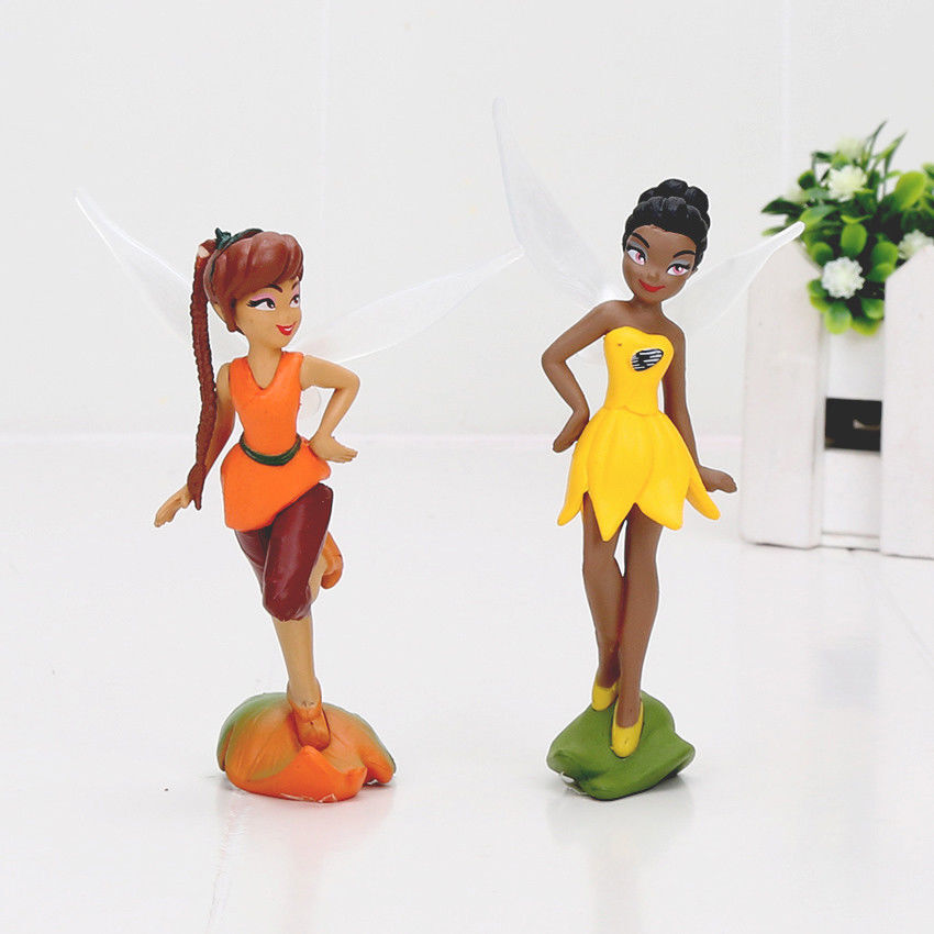 7 Pcs/Set TinkerBell Tinker Bell Fairy Action Stand Action Figures Kids ...