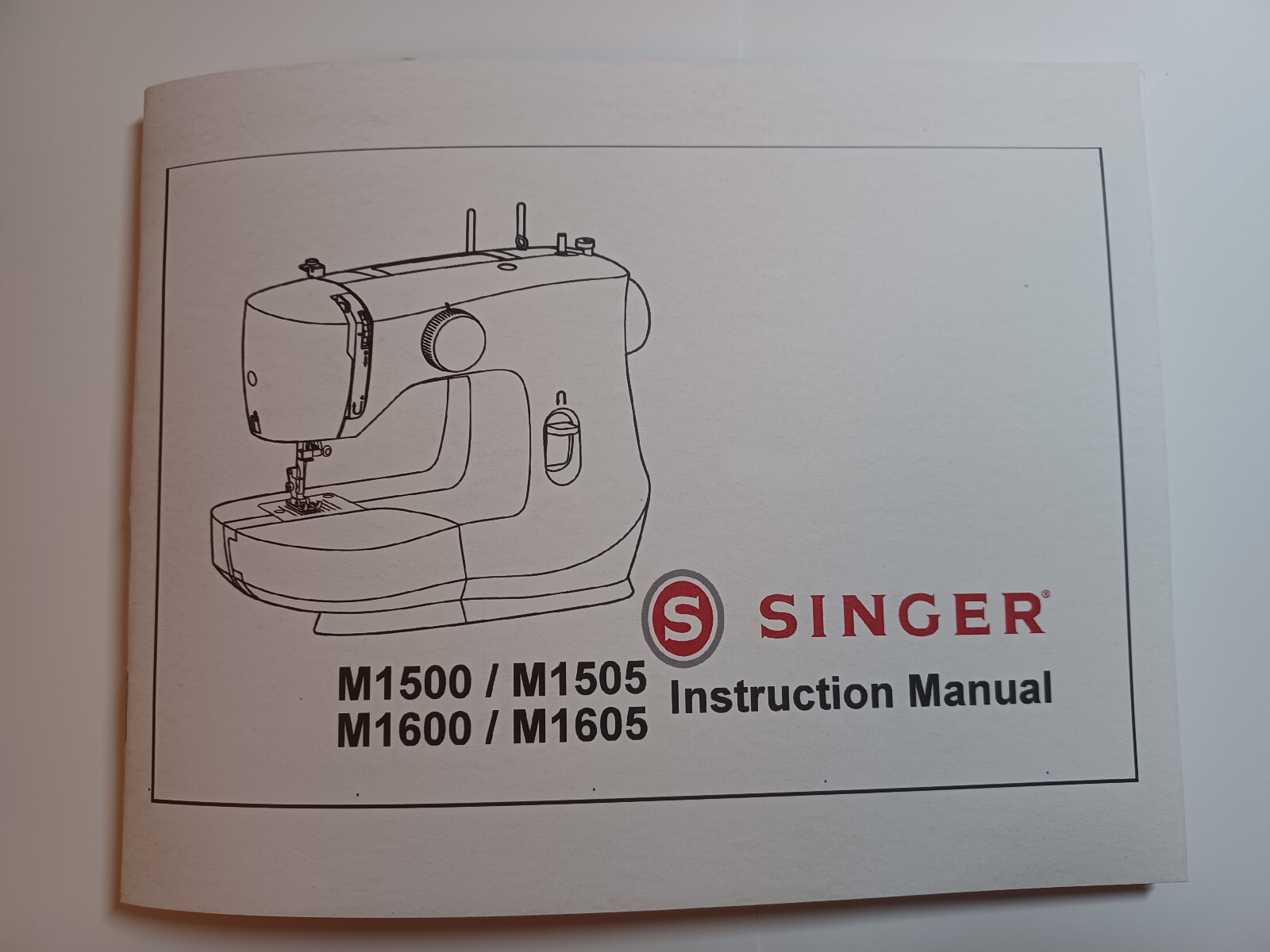 Singer M1500 Sewing Machine Instruction Manual (Reproduction) also ...