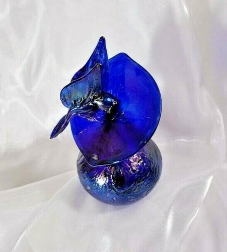 Daniel Vargas Art Glass Signed Iridescent Hummingbird on Jack In The ...