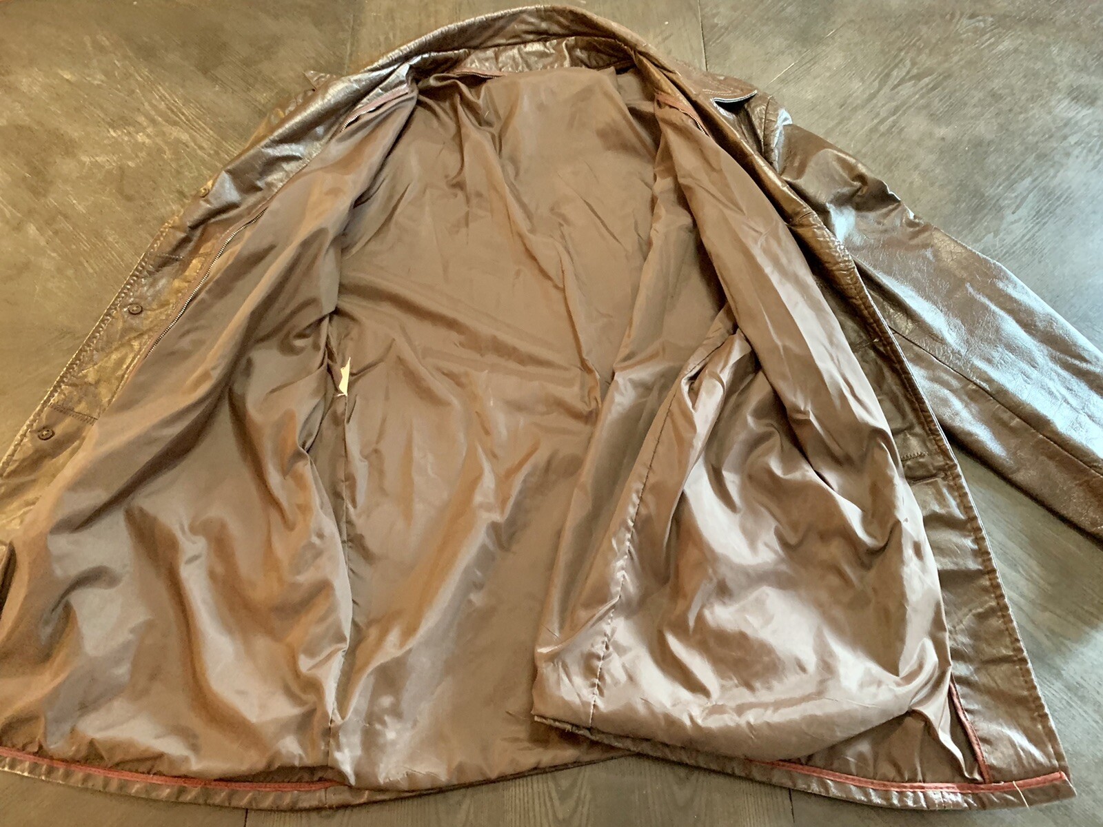 Vintage R Sherman Leather Jacket Outer Shell No Size … - Gem