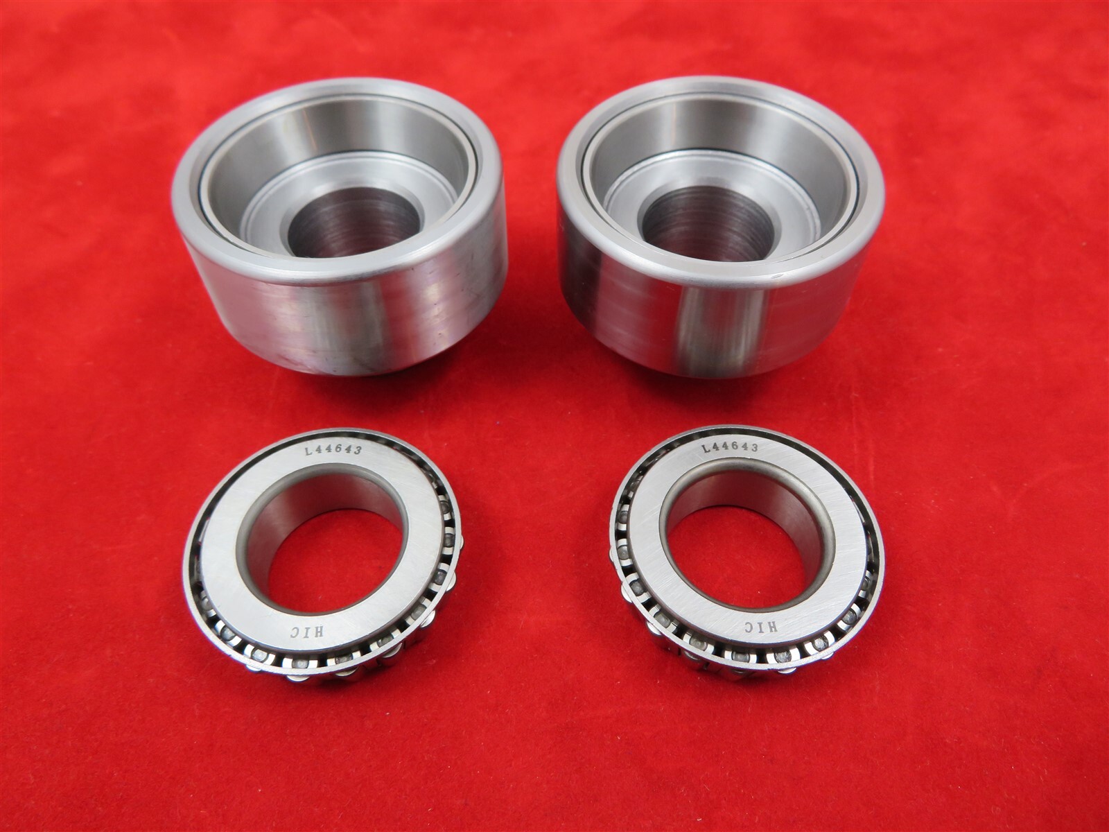 FORK BEARING CUP CONVERSION KIT HARLEY IRONHEAD SPORTSTER FRAME 52-81 ...