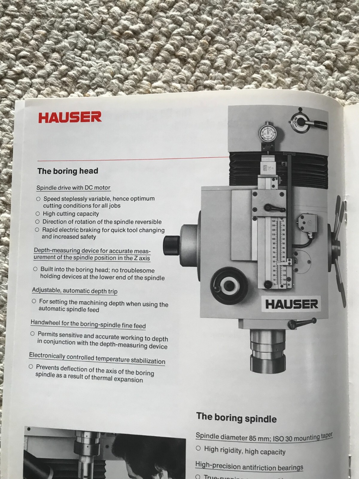 Henri Hauser B3 DR Jig Boring Machine, Sales Catalog, Swiss Made | eBay