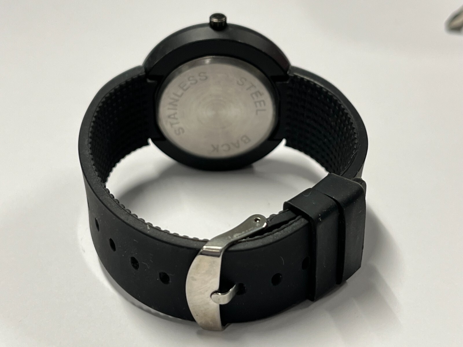 Working Men's Black Acrylic Unbranded Quartz Watch FF | eBay