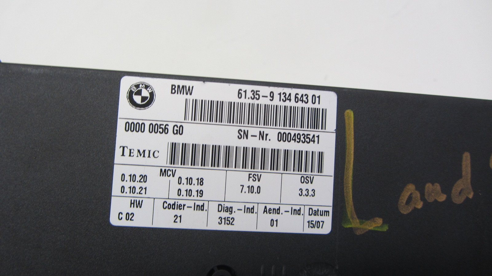 530i 525i 545i 535i 550i BMW E60 M5 528i 04-10 Front Seat Module Left ...