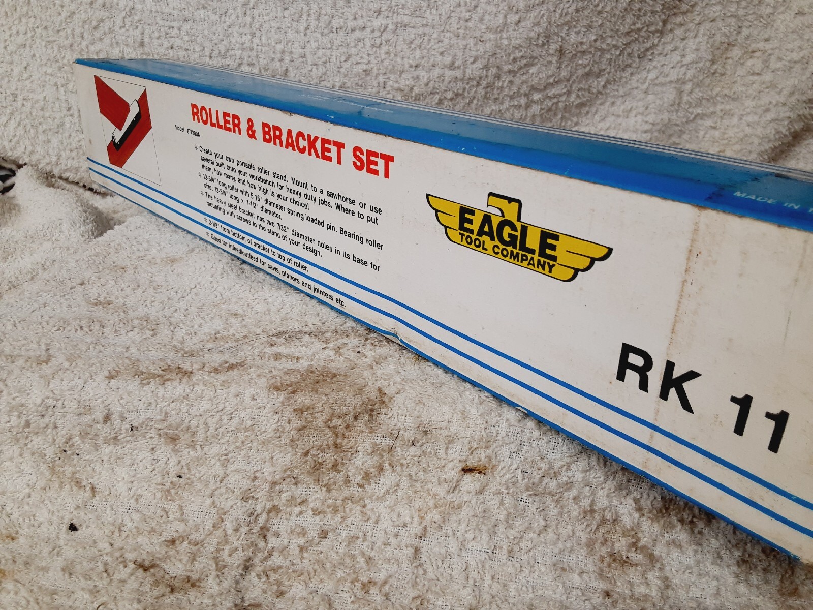 Eagle Tool Co. Long Roller & Bracket Set Galvanized Steel 13-3/4" RK11 ...