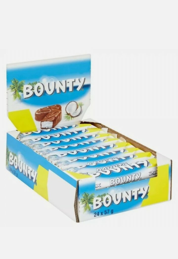 Bounty Milk Chocolate Case of 57g ( Pack of 24) FULL BOX | eBay UK