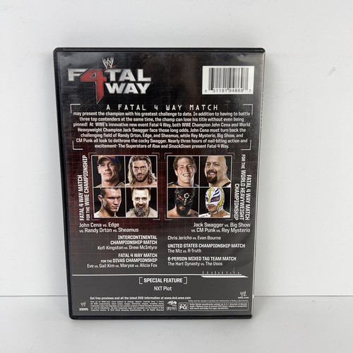 WWE: Fatal Four Way 2010 (DVD, 2010) 651191948697 | eBay