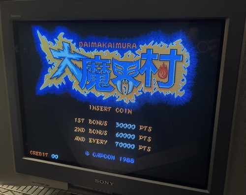 Ghouls 'n Ghosts Arcade PCB Capcom System CPS-1 Dash JAMMA Board New ...