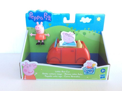PEPPA PIG Daddy Pig Little Red Car & Peppa Figure | eBay