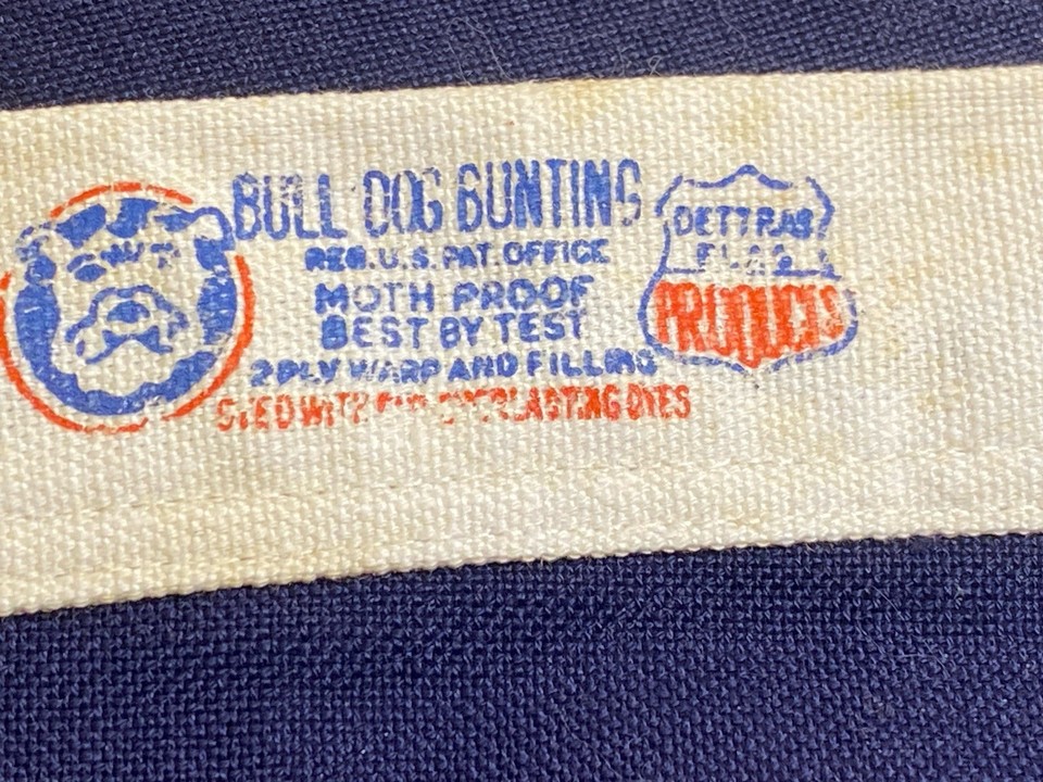 US Coast Guard Auxiliary Ensign Boating Flag Blue/White Bull Dog ...