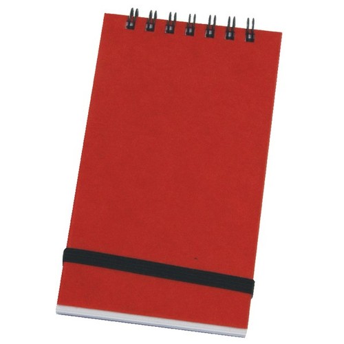 Silvine 76X127mm Wirebound Pressboard Cover Notebook 192 Pages Red Pack ...