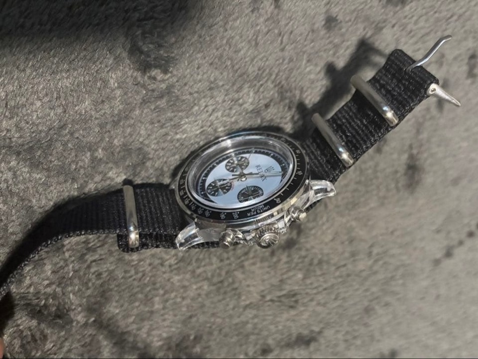 RELAX Crown Logo Daytona Watch BK Setagaya Base Unused Rare from Japan ...