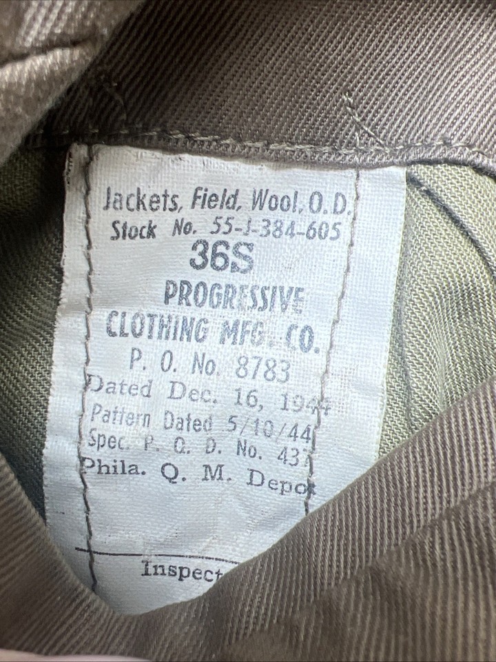 WW2 US Army 66th Infantry Division Ike Jacket Uniform (BB140 | eBay