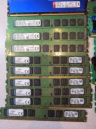 Lot of 21 sticks 8gb PC3 DDR3 Desktop/Server RAM Memory Mixed Brands ...