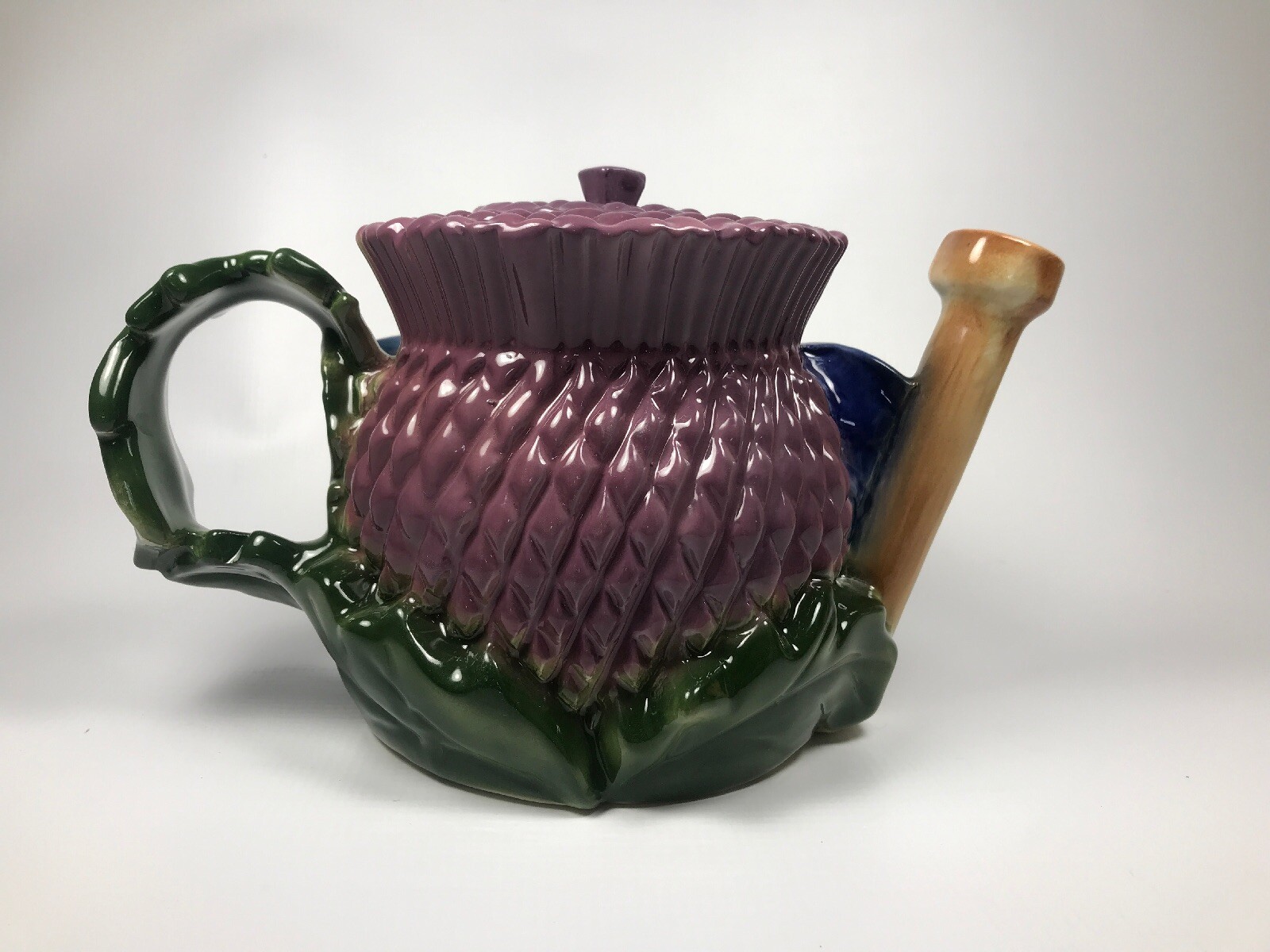 Vintage Coopercraft made in England Scottish Flag Thistle Teapot | eBay