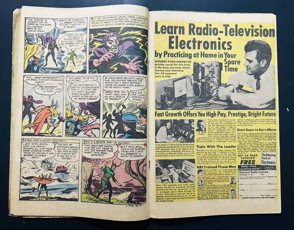 Journey Into Mystery #91, Marvel Comics 1963 1st App. Of Valkyries ...