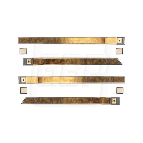 81-87 Regal upper Door Panel Escutcheon Trim Kit - Butterfly Walnut ...