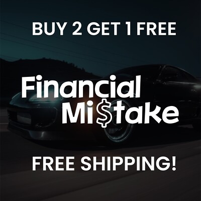 Financial Mistake vinyl Decal Sticker JDM | eBay
