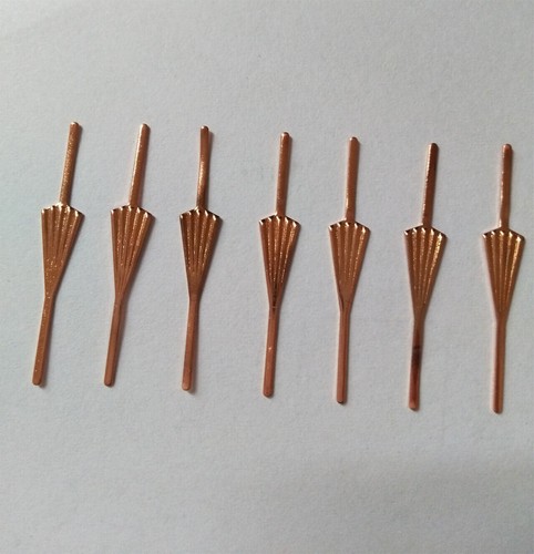 300x 34MM Chandelier Lamp Part Crystal Prism Bead Connector Rose Gold ...