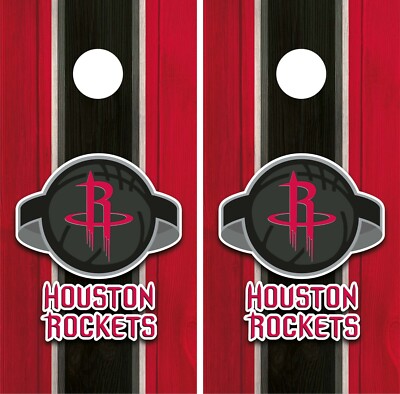 Houston Rockets Cornhole Board Vinyl Sticker - Decal Wrap VZ635 | eBay