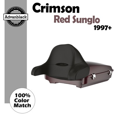 Rushmore Razor Tour Pack Pak Wrap Around CRIMSON RED SUNGLO For Harley ...