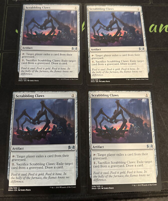 Scrabbling Claws X4 Ravnica Allegiance Magic the Gathering MTG | eBay