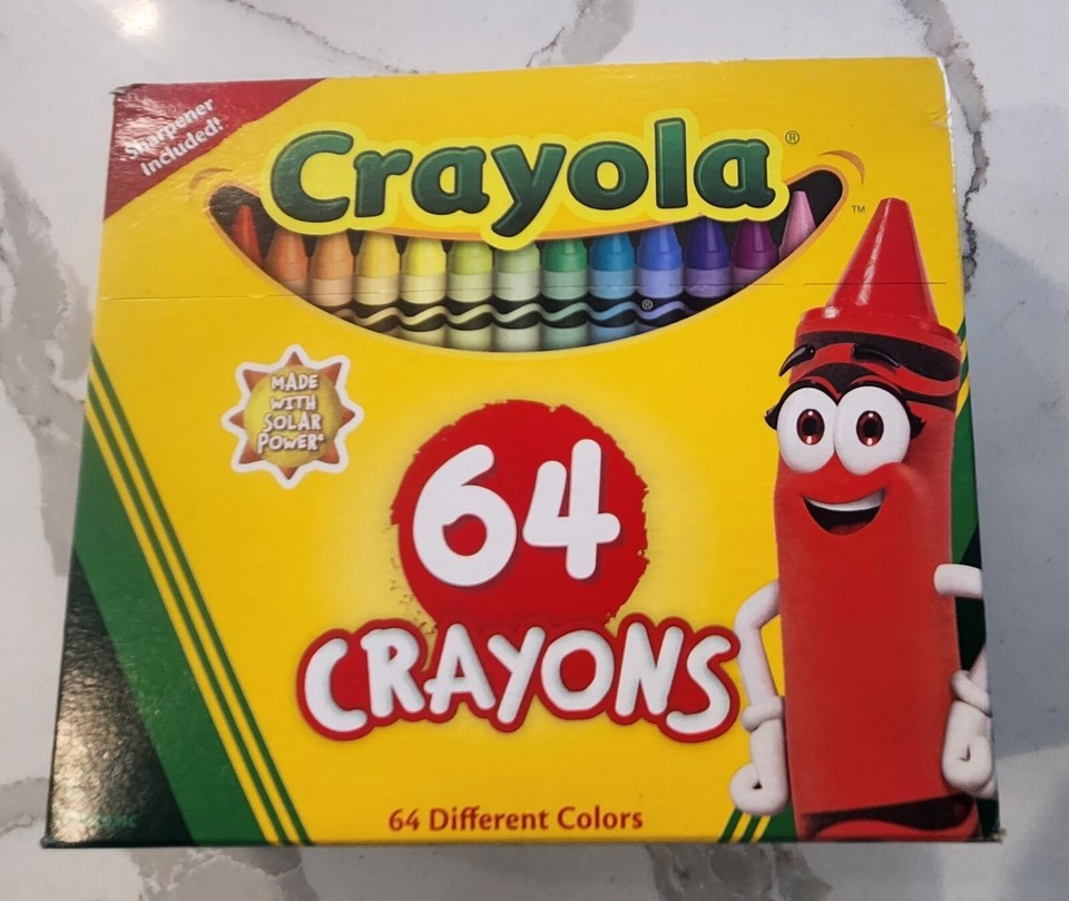 Crayola Crayons 52-0064 Crayons Assorted Colors 64 Count Built-In ...
