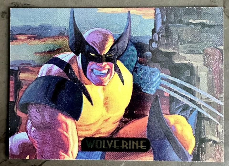 Wolverine 1994 Marvel Masterpieces Powerblast Trading Card 9/9 | eBay