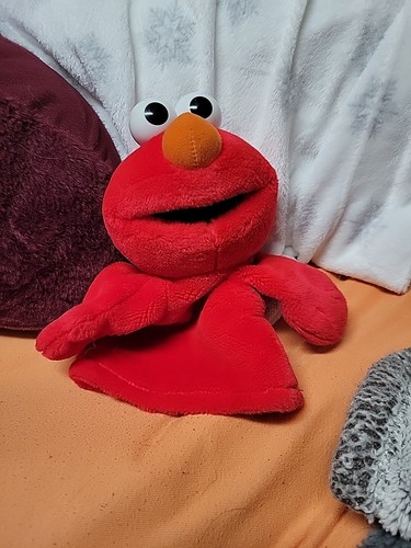 Elmo Tyco 1996 Sesame Street Hand Puppet Plush 9" Stuffed Animal Toy | eBay