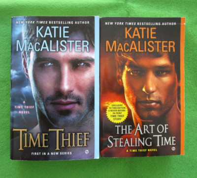 LOT 2 PB TIME THIEF TRILOGY BY KATIE MACALISTER: TIME THIEF; ART ...
