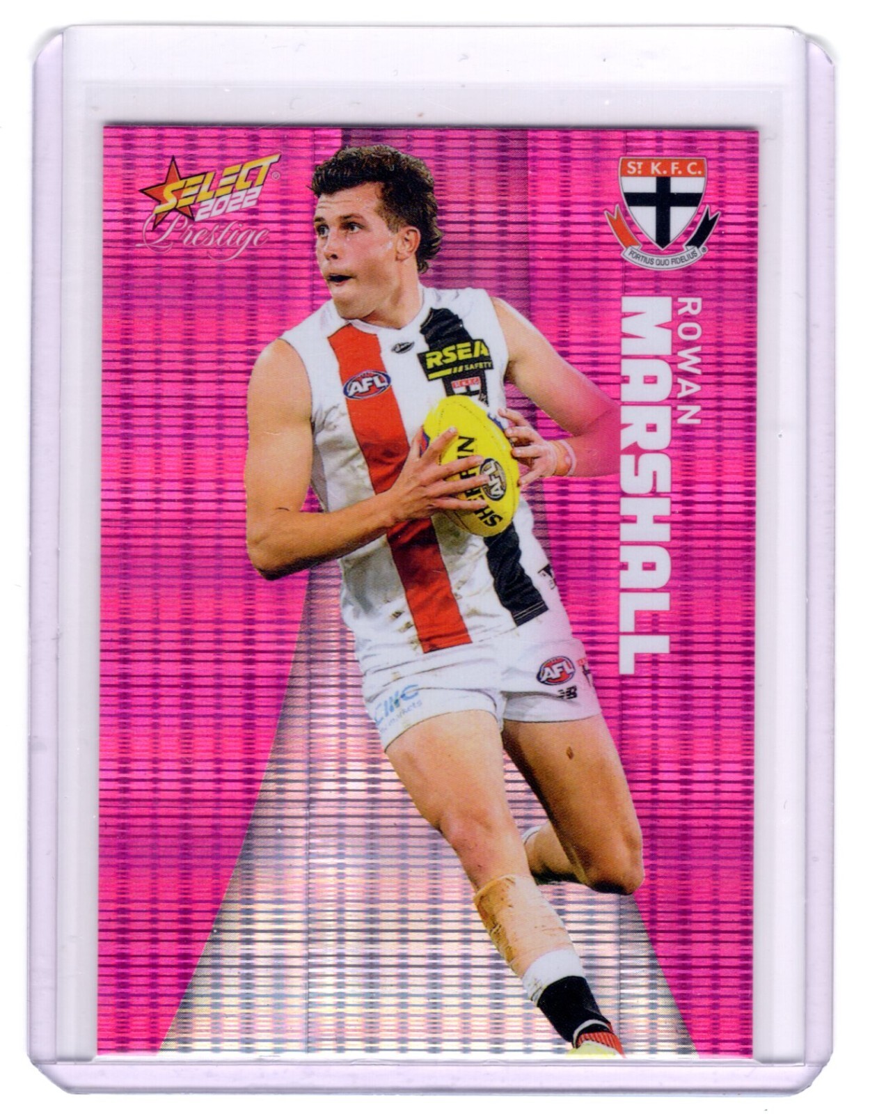 Rowan Marshall Pink Parallel 2022 Select AFL Footy Stars Prestige ...