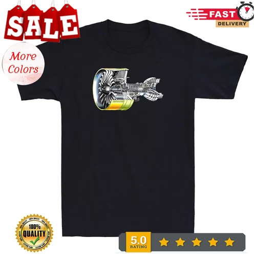 2025/Aircraft Jet Engine Realistic Airplane Pilot Lover Gift Vintage ...