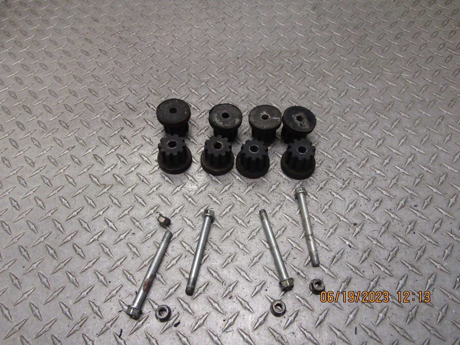 Kawasaki Trans Mule 4010 Diesel Engine Cradle bushing and Hardware 698 ...