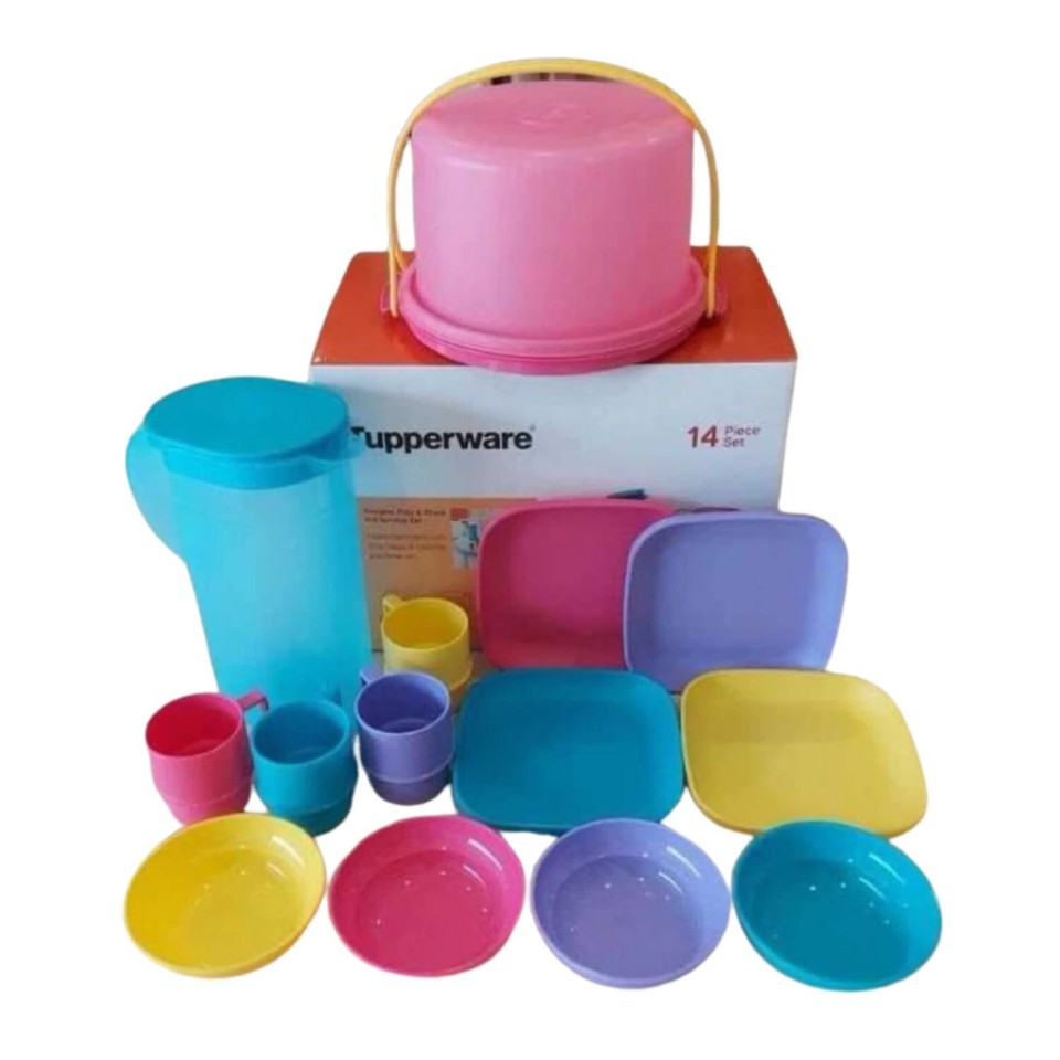 TUPPERWARE Limited Edition Mini Party Set With Gift Box For Kids (Set ...