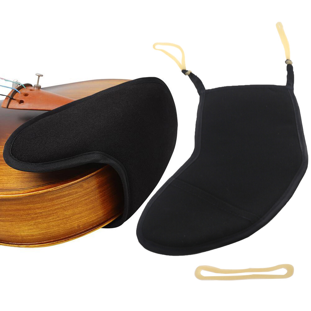Violin Chin Shoulder Rest Soft Cotton Pad Cover Protect for 3/4 4/4 ...