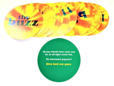 Mattel 2004 Scene It Jr DVD Game Set of Buzz Cards Replacement Piece ...