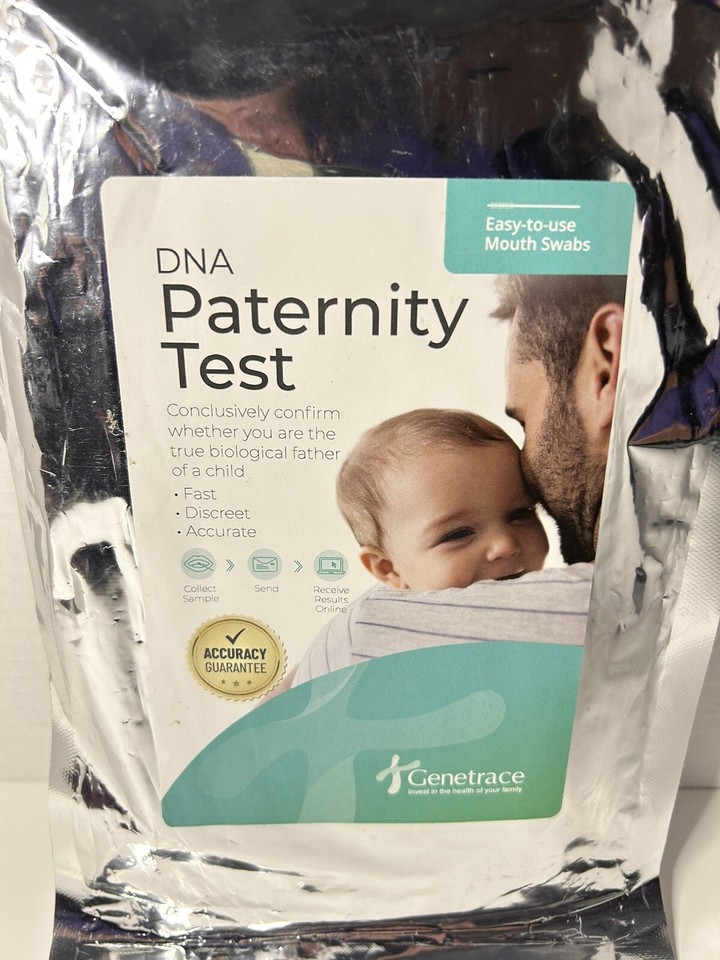 Genetrace DNA At Home Paternity Test Collection Kit Mouth Swab All Fees ...