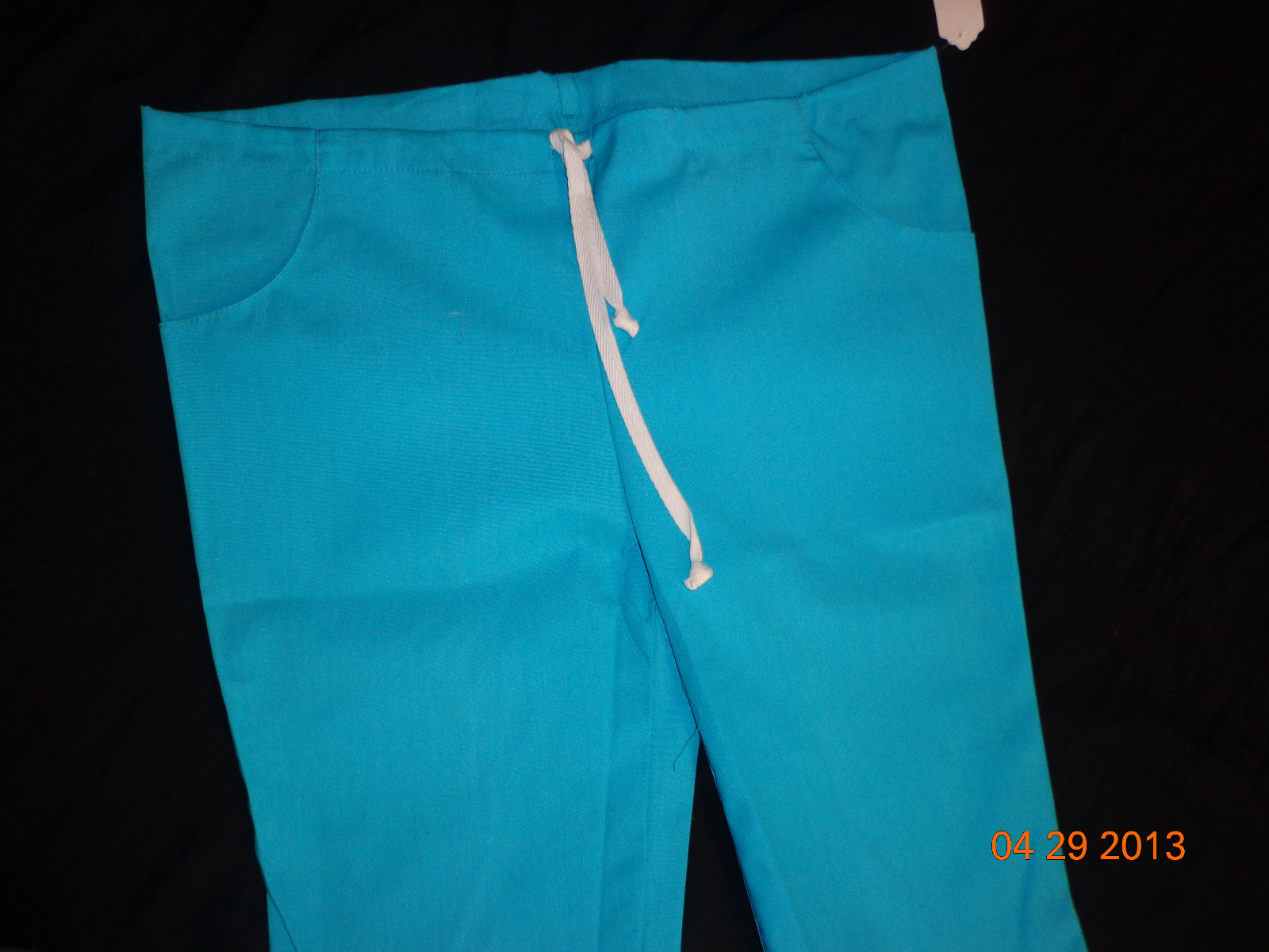 Scrubeez Women Drawstring Flare Scrub Pants Medical Uniform Sz M ...