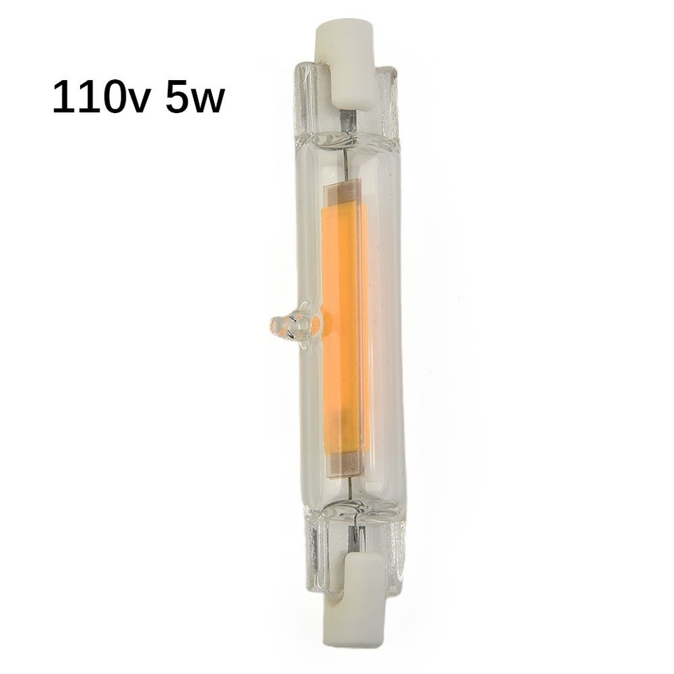 Energy Saving COB R7s LED Glass Tube 5W 78mm/9W 118mm Replace Halogen ...
