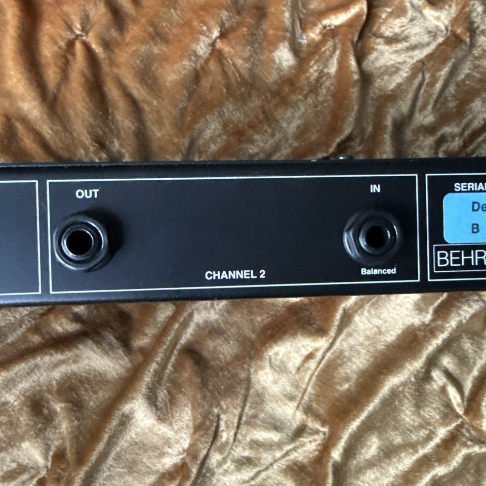 Behringer SNR202 2 Channel Denoiser 🎚️ Vintage Rack Noise Reduction XLR ...