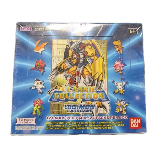 DIGIMON CARD GAME CLASSIC COLLECTION, EX-01 BOOSTER BOX (24packs) | eBay