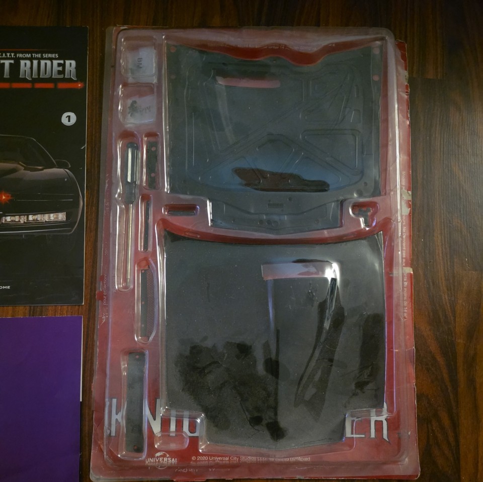 1/8 FANHOME DEAGOSTINI BUILD THE K2000 KITT K.I.T.T. KNIGHT RIDER CAR ...