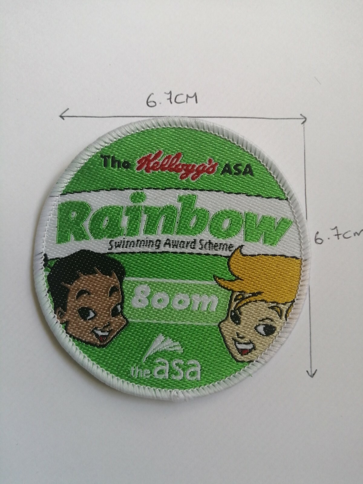 Swimming award / badges , Kellogg's , Rainbow, from 5m-800m | eBay