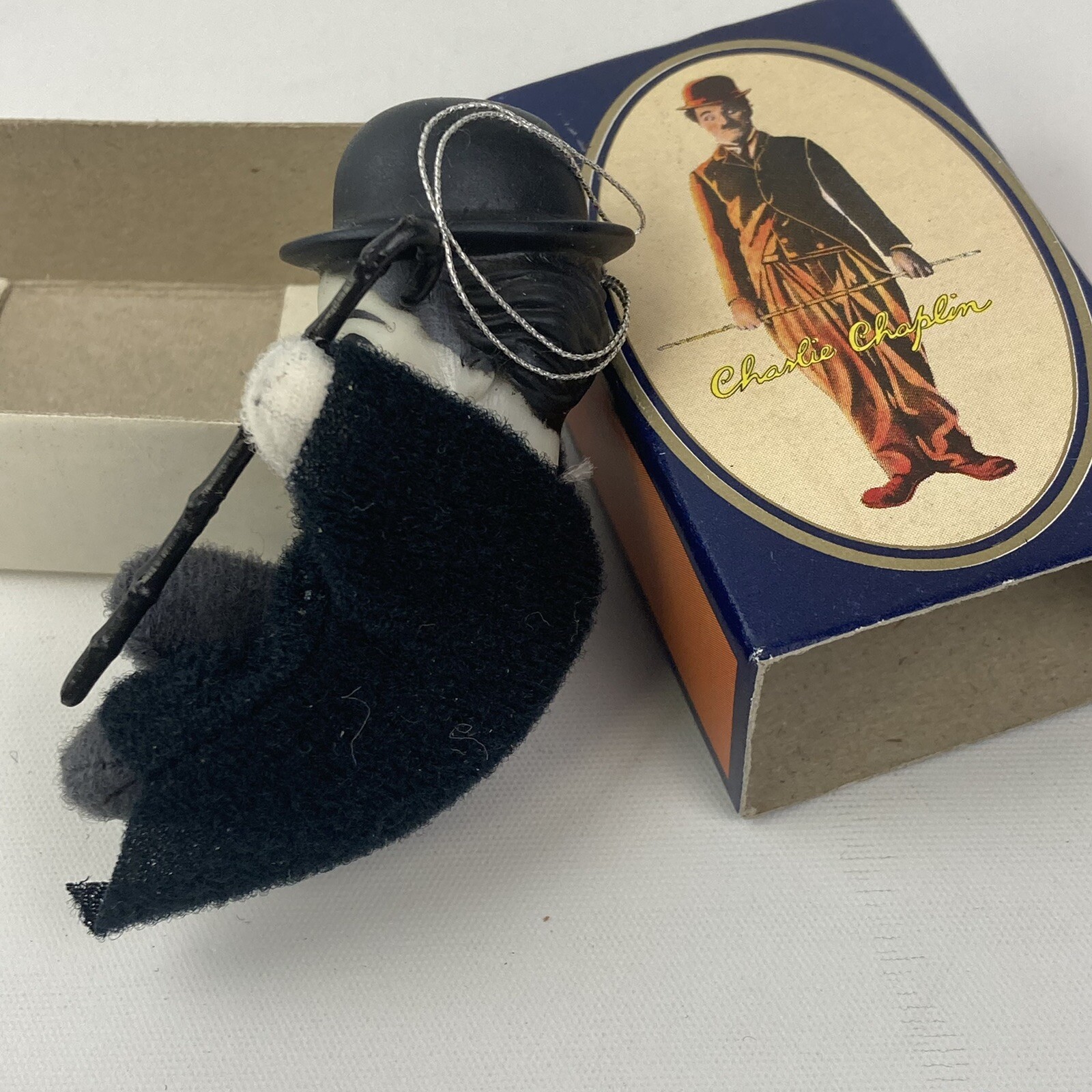 VTG Shackman Mini Charlie Chaplin XMAS Ornament Matchbox Bean Baby Doll ...