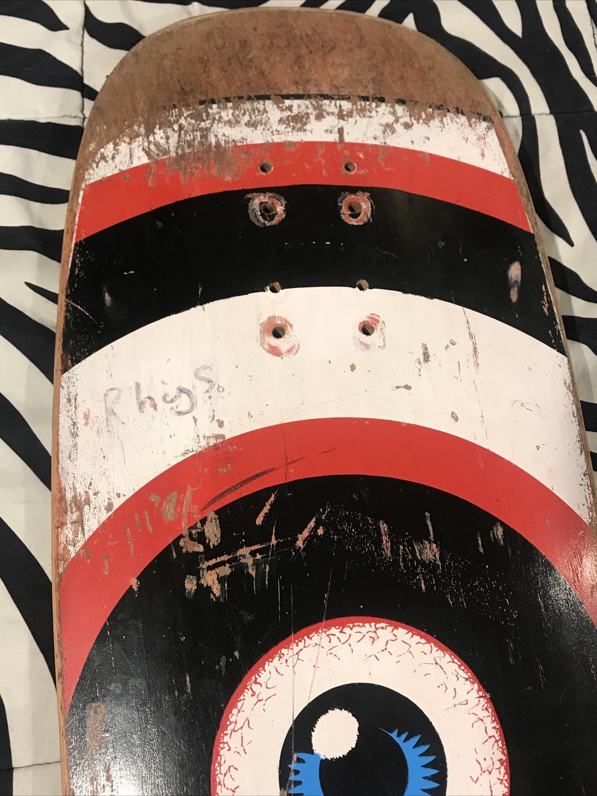 rob roskopp skateboard vintage TARGET EYE … OG … not reissue | eBay